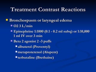 Contrast Agents Introduction to Radiology | PPT