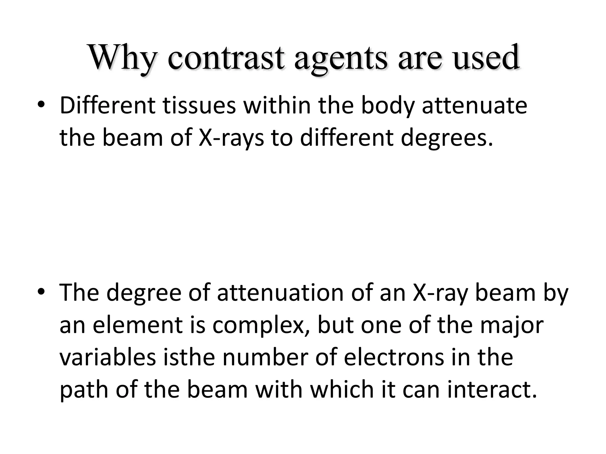 Contrast agents ppt | PPTX