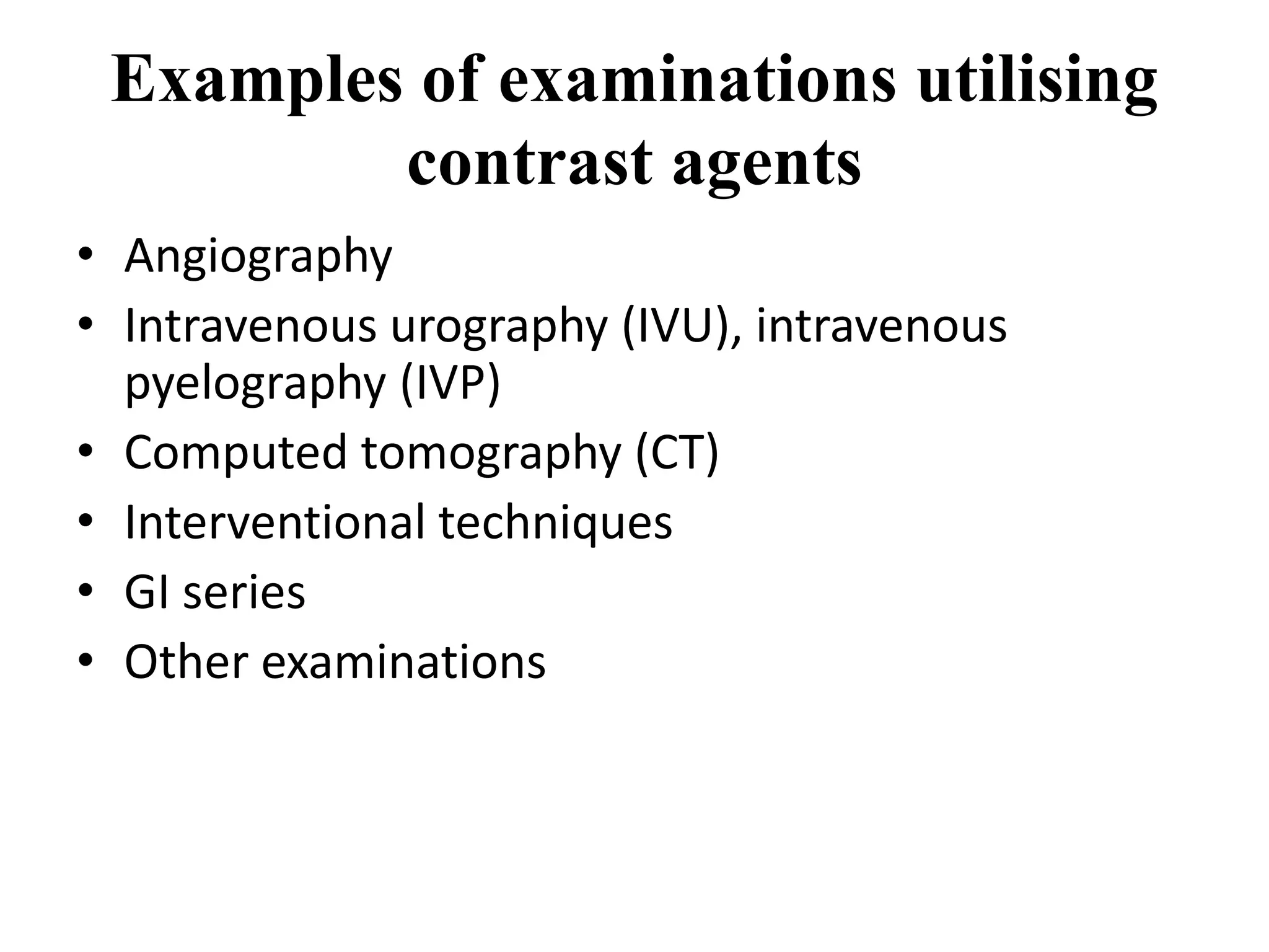 Contrast agents ppt | PPTX