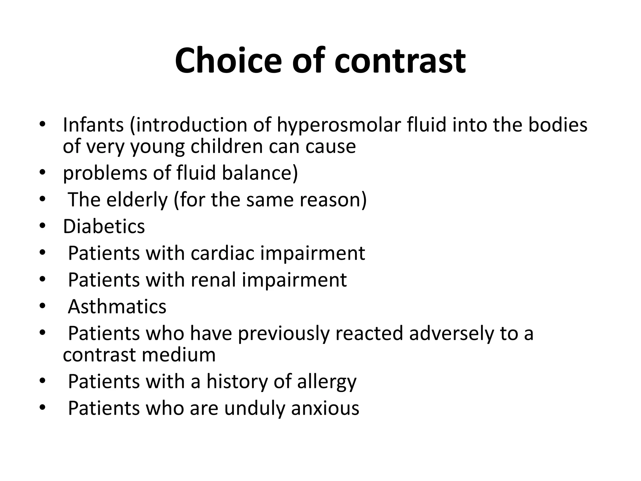 Contrast agents ppt | PPTX