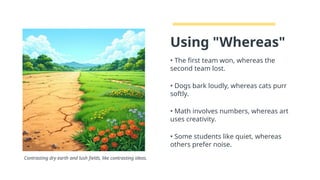 Contrast Conjunctions explanation with examples.pptx