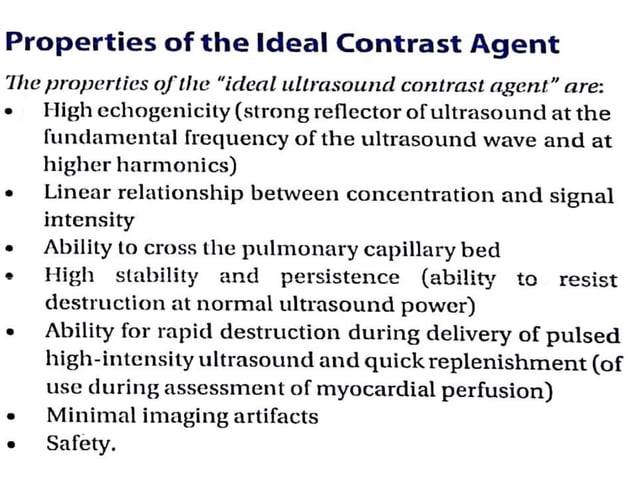 CONTRAST ECHOCARDIOGRAPHY | PDF