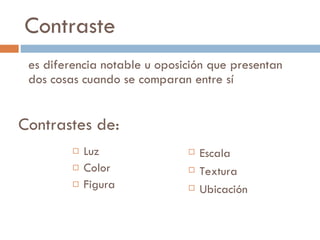 Contrastes | PPT