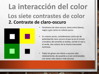 CONTRASTES DE COLOR JOAHANNES ITTENS | PPT
