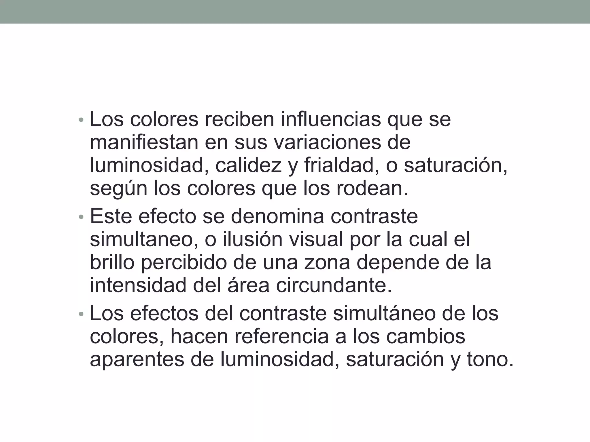 Contraste simultáneo del color | PPT