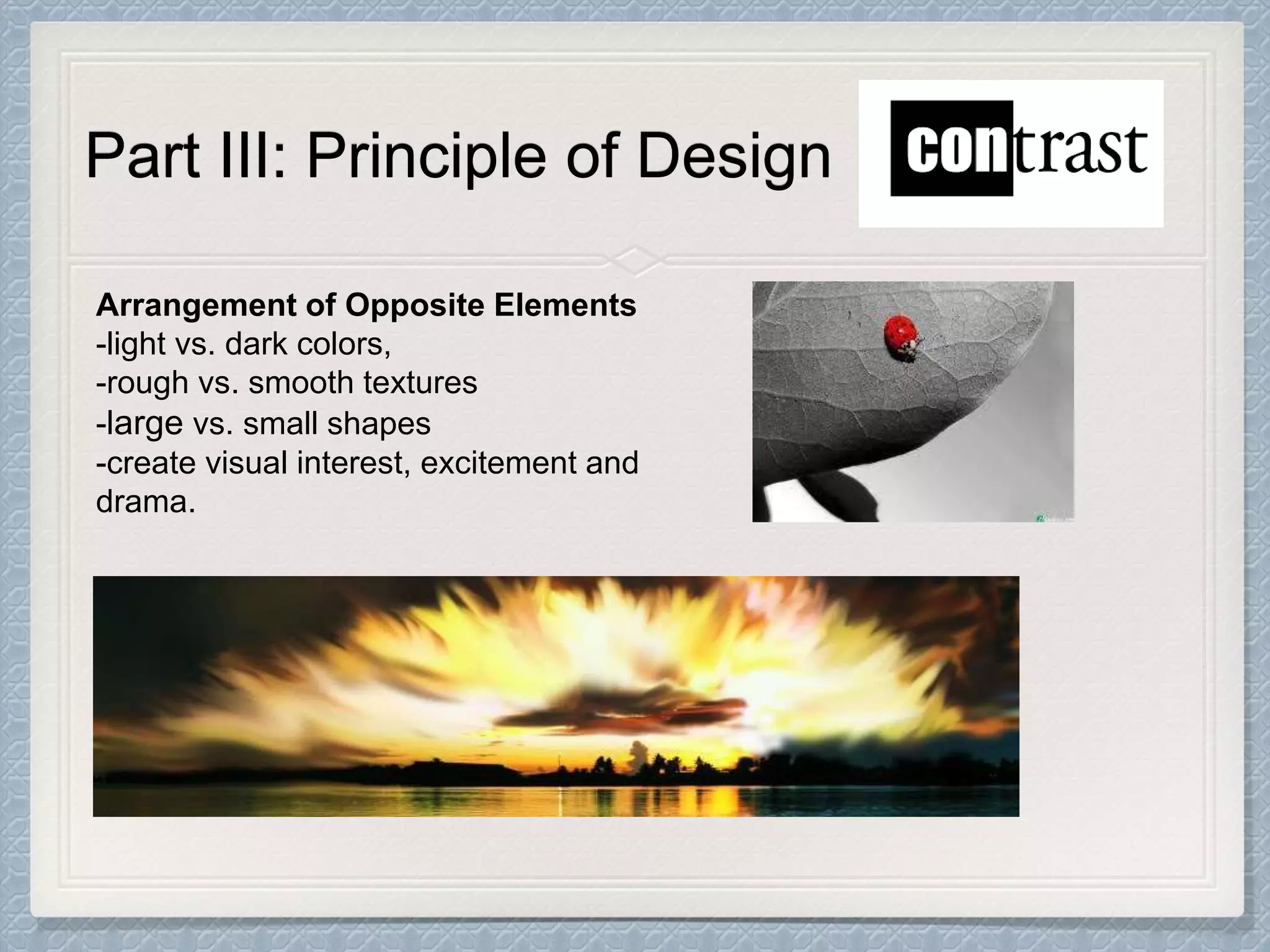 Contrast & focal point exercise | PPT