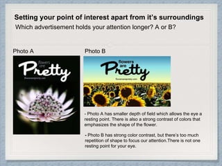 Contrast & focal point exercise | PPTX