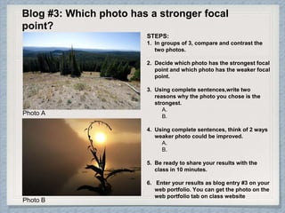 Contrast & focal point exercise | PPTX