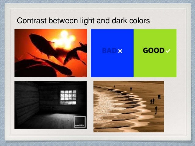 Contrast & focal point exercise