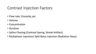 Principle of Contrast Media Injection Techniques in Computed Tomography ...