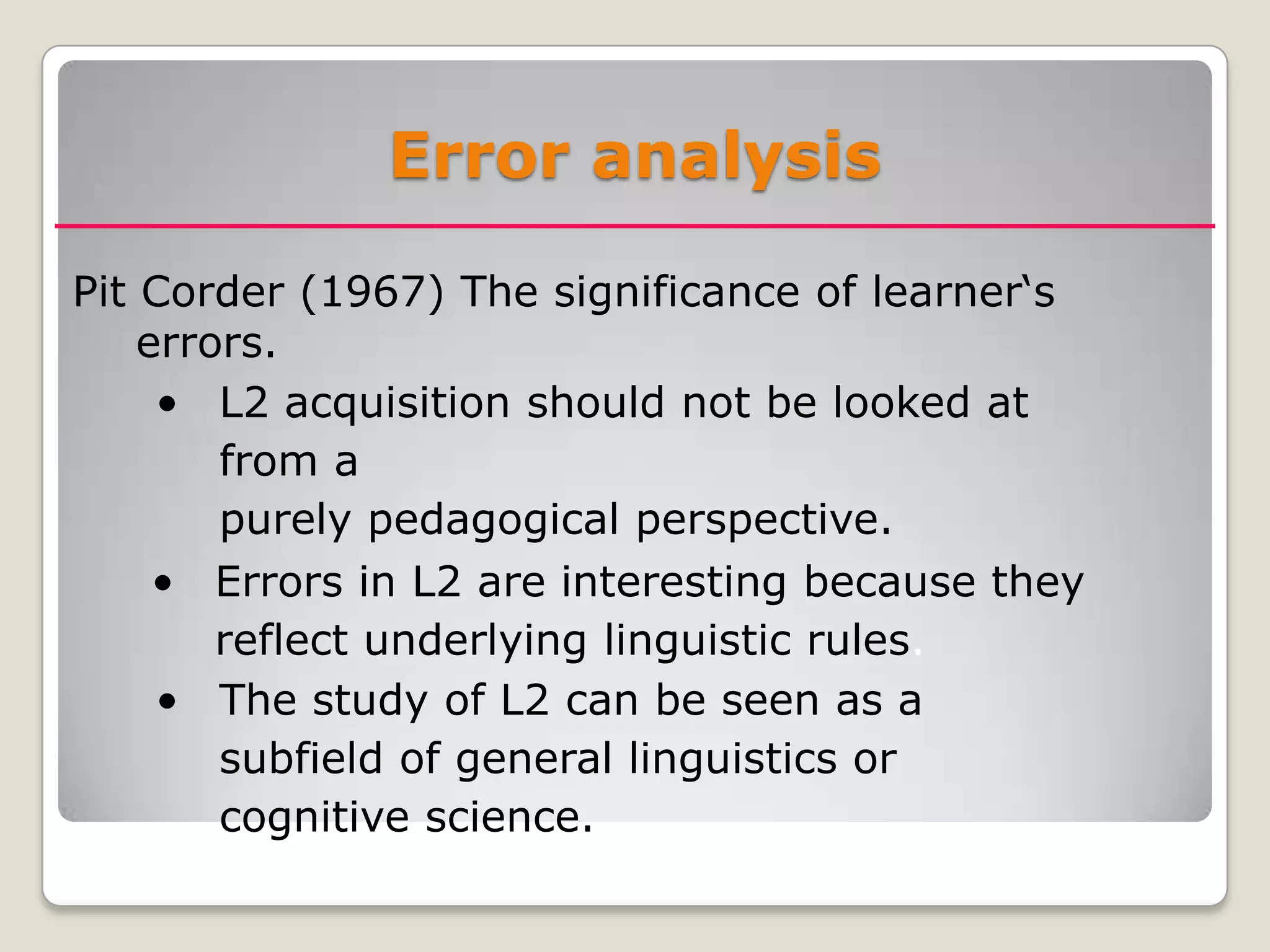 Contrastive analysis | PPTX