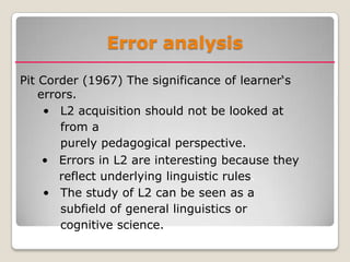 Contrastive analysis | PPTX