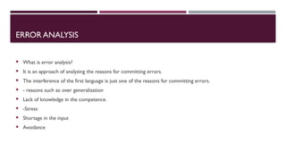 Contrastive Analysis, Error Analysis, and Miscue.pptx