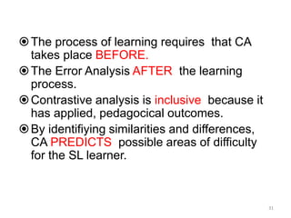 Contrastive analysis | PPTX