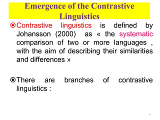 Contrastive analysis | PPTX