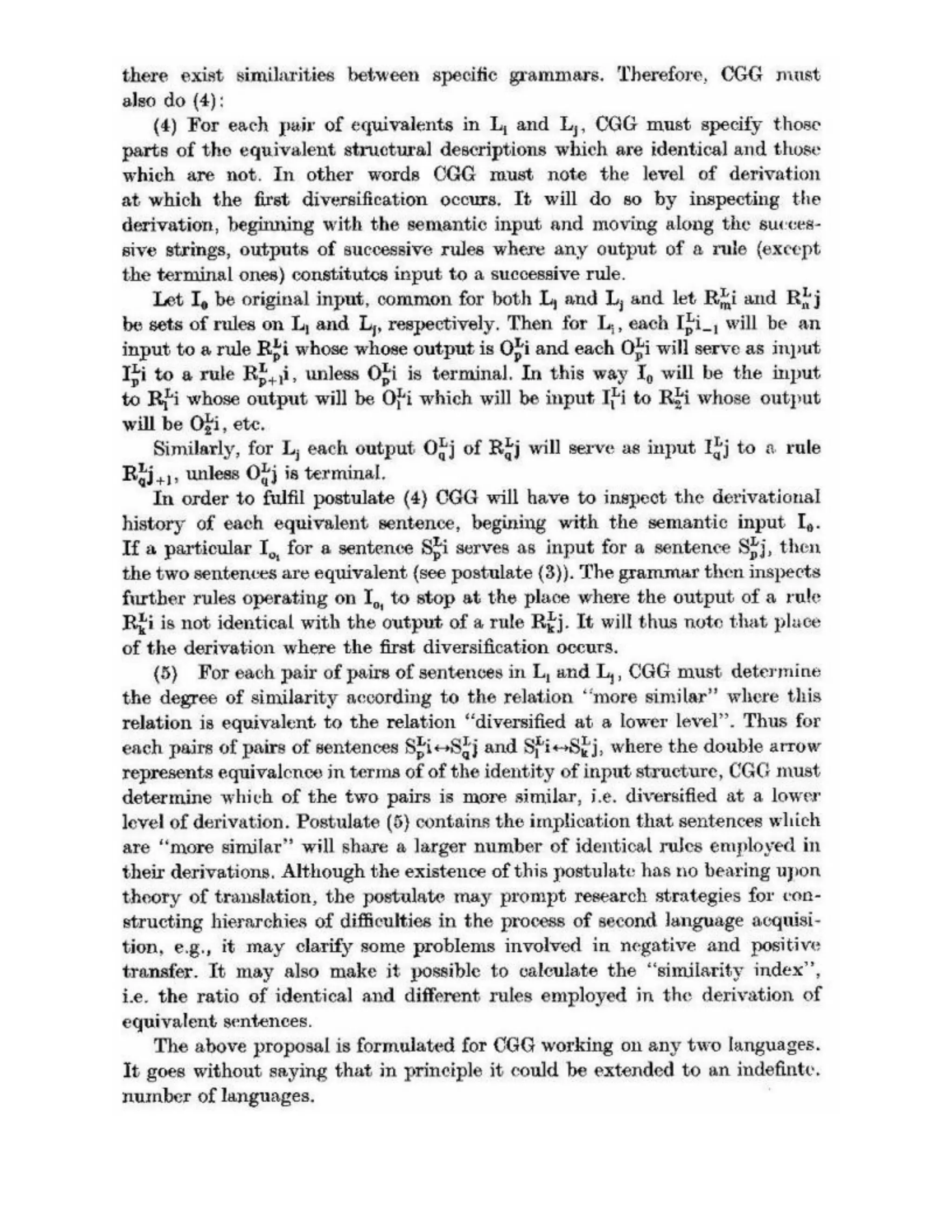 Contrastive generative grammar | PDF