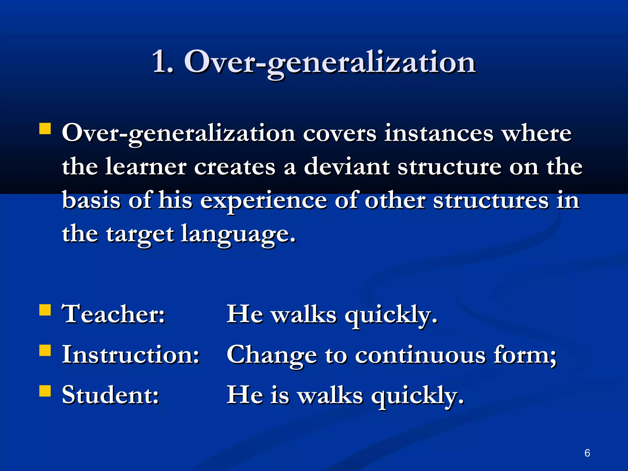 Contrastive linguistics and error analysis | PPT