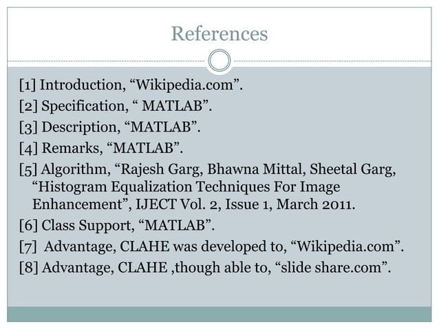 Contrast limited adaptive histogram equalization | PPTX | Photo Editing ...