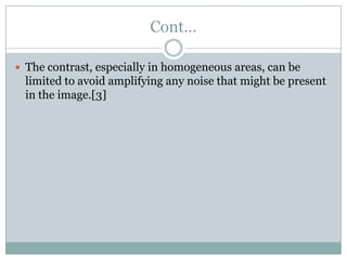 Contrast limited adaptive histogram equalization | PPTX