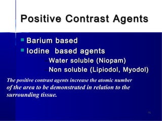 Contrast media | PPT