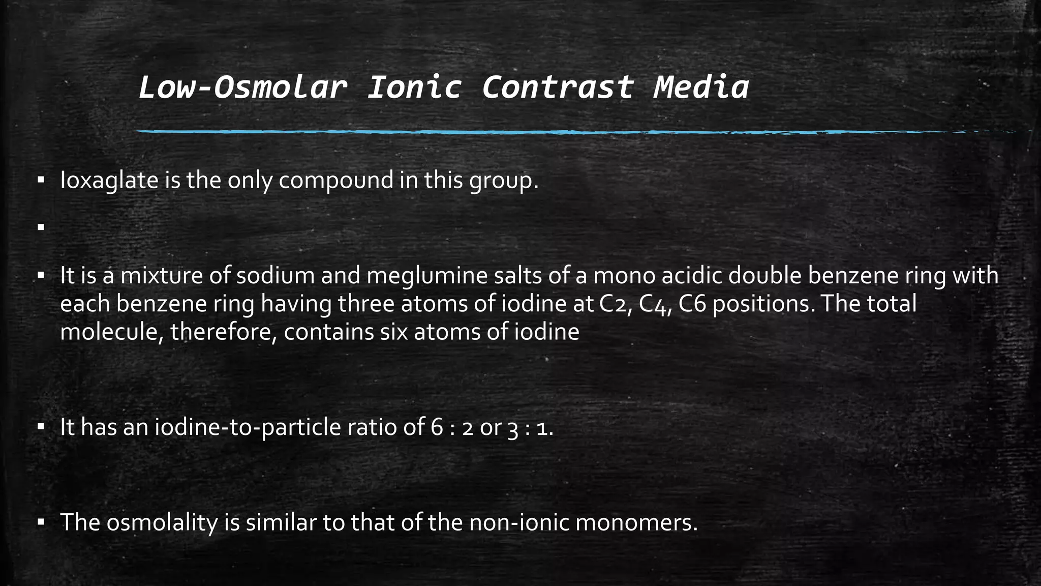 Contrast media in radiology | PPTX