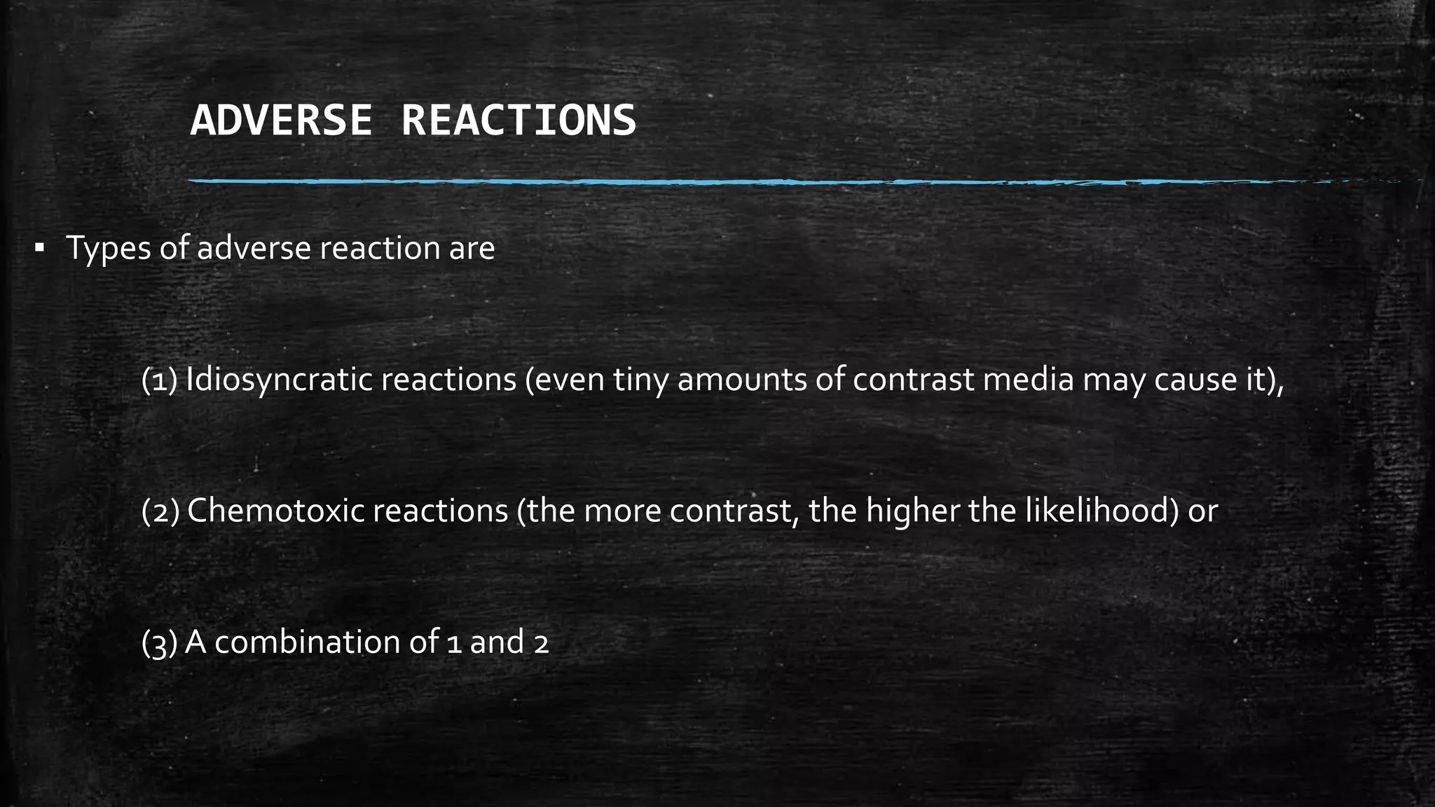 Contrast media in radiology | PPTX