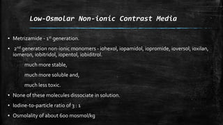 Contrast media in radiology | PPTX
