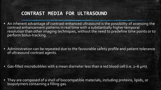 Contrast media in radiology | PPTX