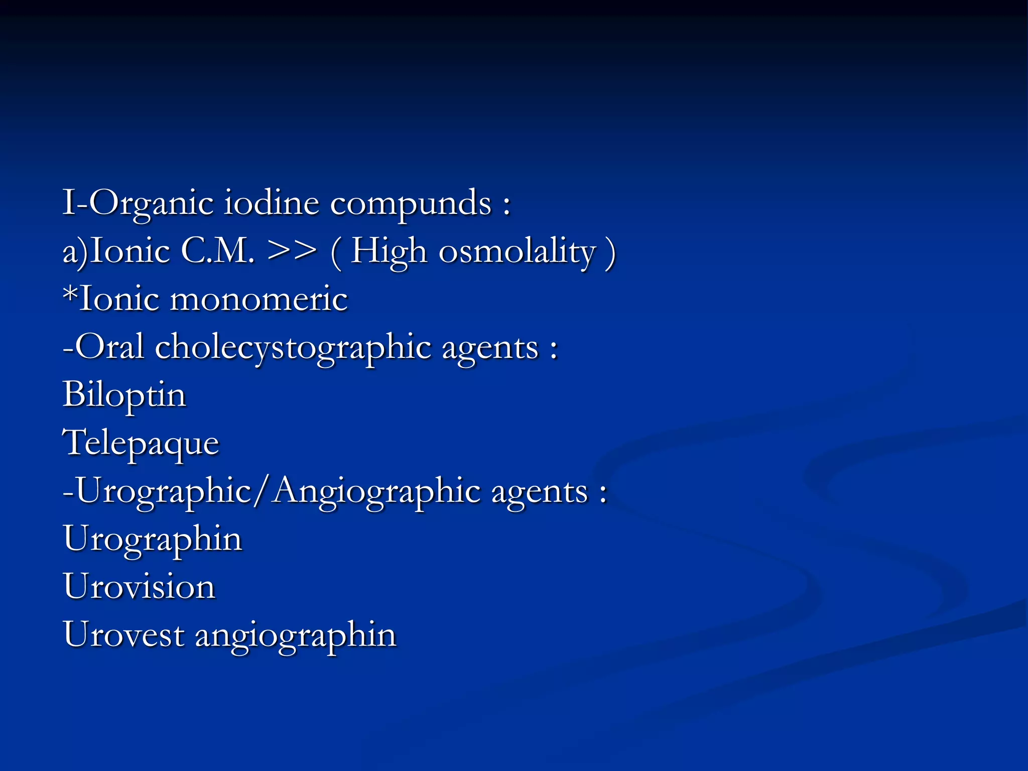 Contrast media | PPT