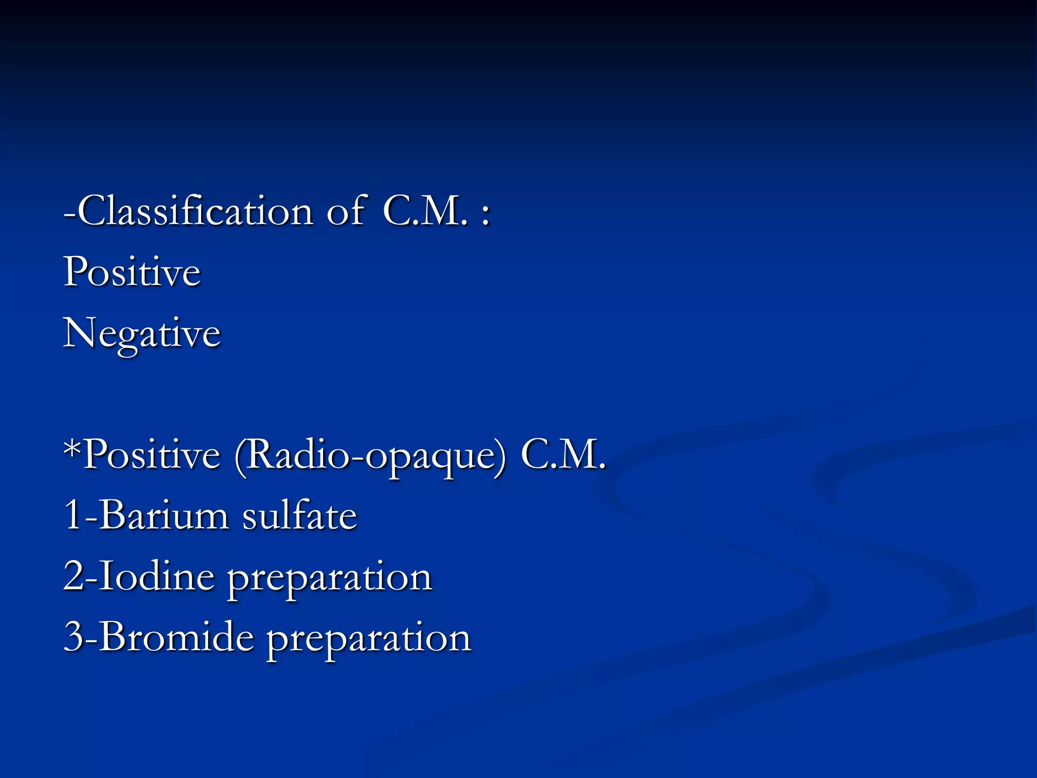 Contrast media | PPT