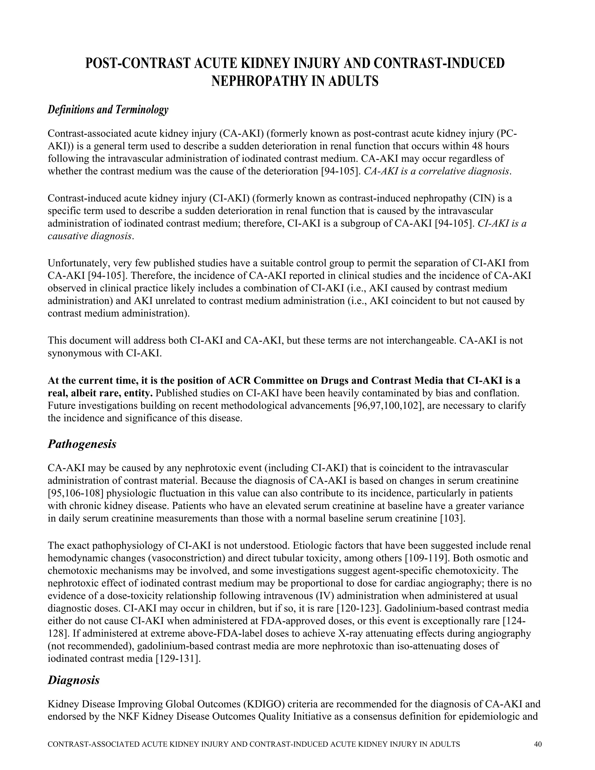 Recomendaciones ACR Medios de contraste 2023 | PDF