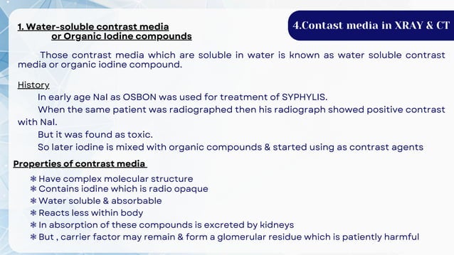 Contrast media and their adverse reactions | PDF