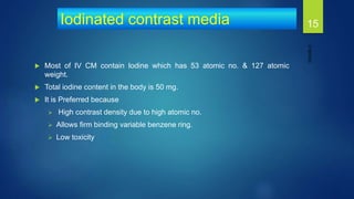 CONTRAST MEDIA in diagnostic radiography | PPTX