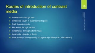 CONTRAST MEDIA in diagnostic radiography | PPTX