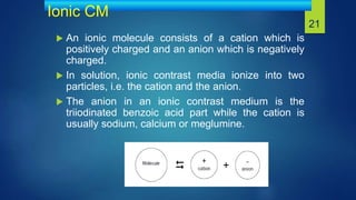 CONTRAST MEDIA in diagnostic radiography | PPTX