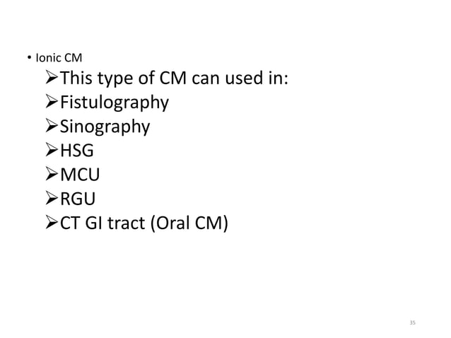 Radiology Contrast media and its Types | PPTX