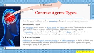 Contrast media and medical imaging part 1 | PPTX