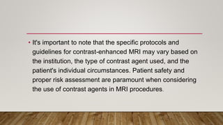 Contrast media OF MRI.pptx