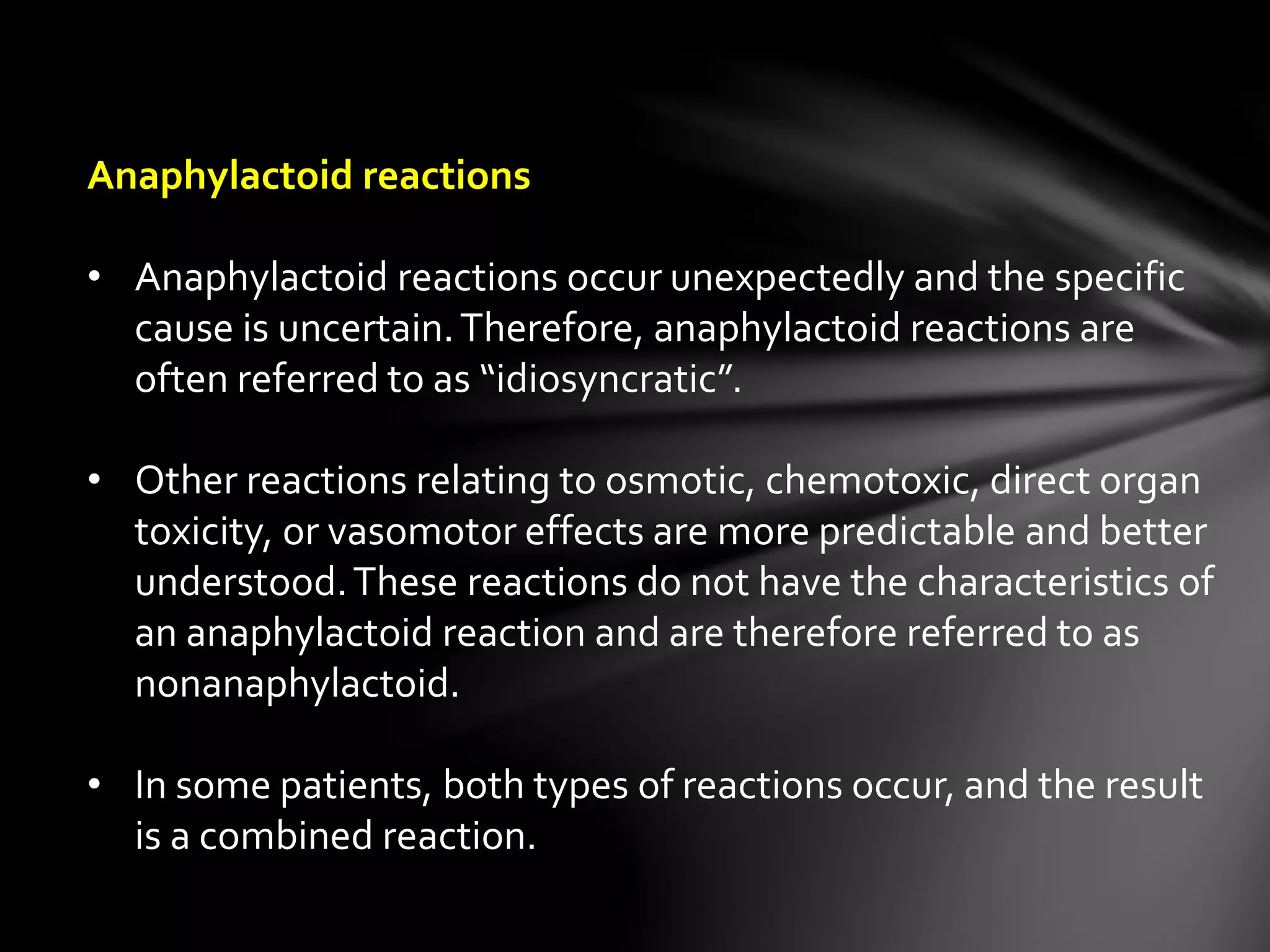 Contrast media & reaction | PPTX