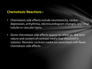 Contrast media & reaction | PPTX