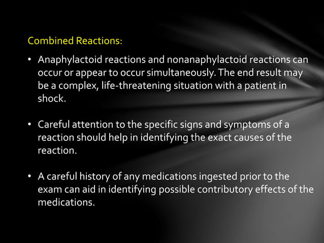 Contrast media & reaction | PPTX