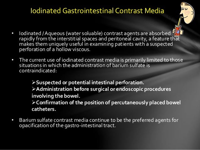 Contrast media & reaction