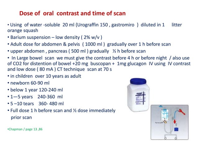 Contrast media used with ct | PPTX | Chemistry | Science