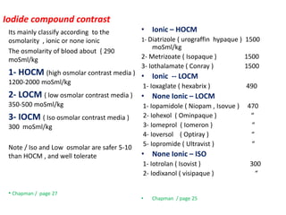 Contrast media used with ct | PPTX