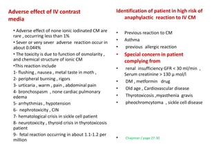 Contrast media used with ct | PPTX