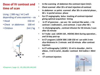 Contrast media used with ct | PPT
