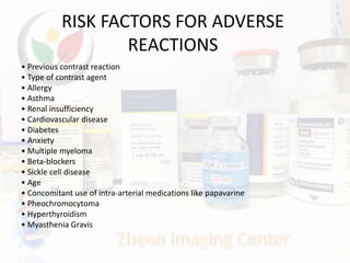 Contrast reaction & Managment | PPTX