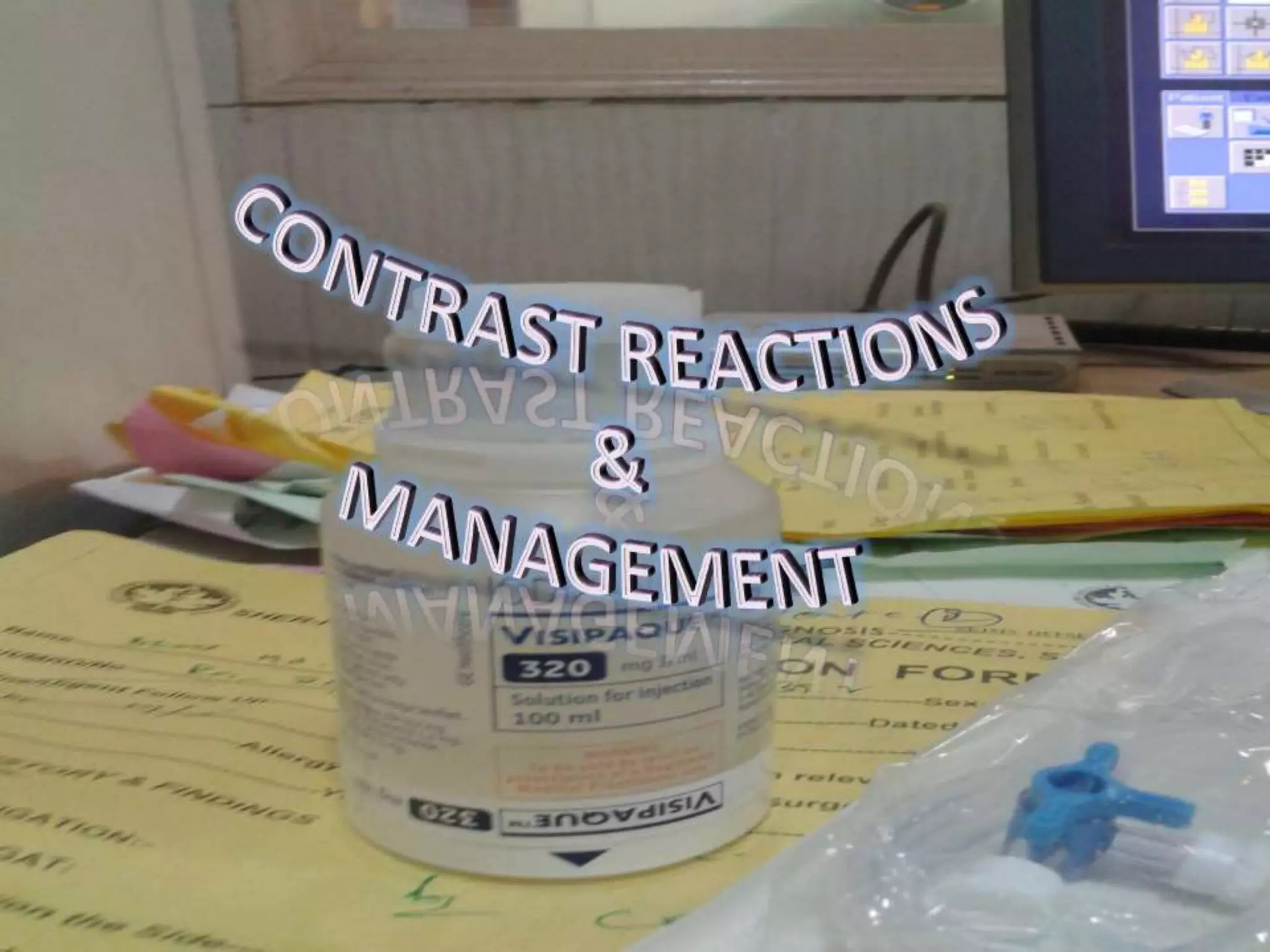 Contrast reactions | PPTX