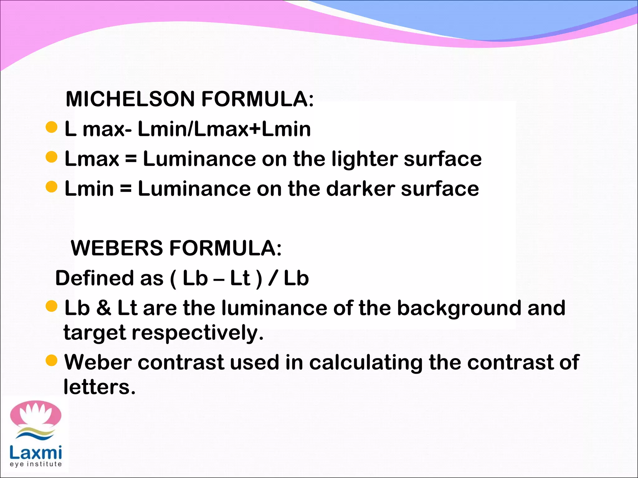 Contrast sensitivity | PPT