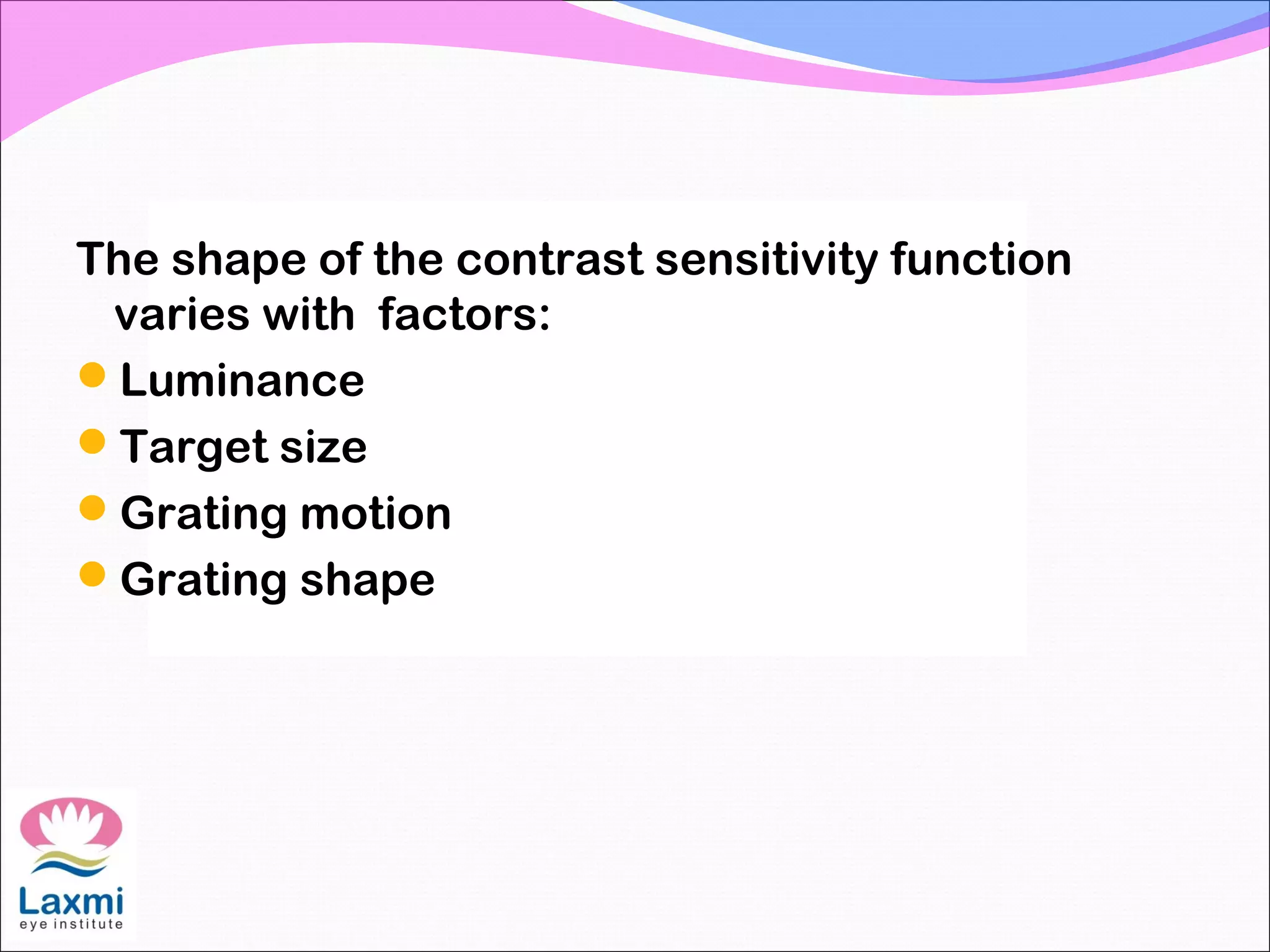 Contrast sensitivity | PPT | Eye and Vision Conditions | Diseases and ...